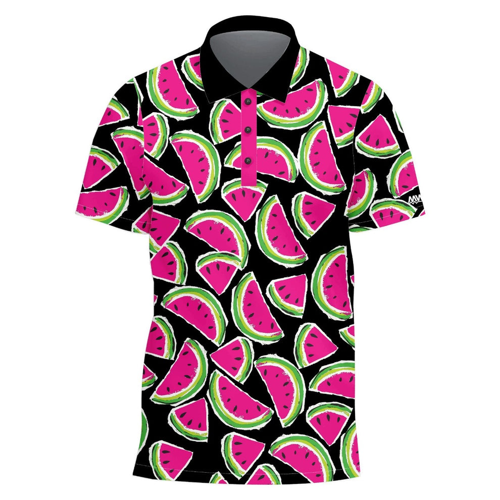 Watermelons Golf Shirt (2953) – Martin West Designs