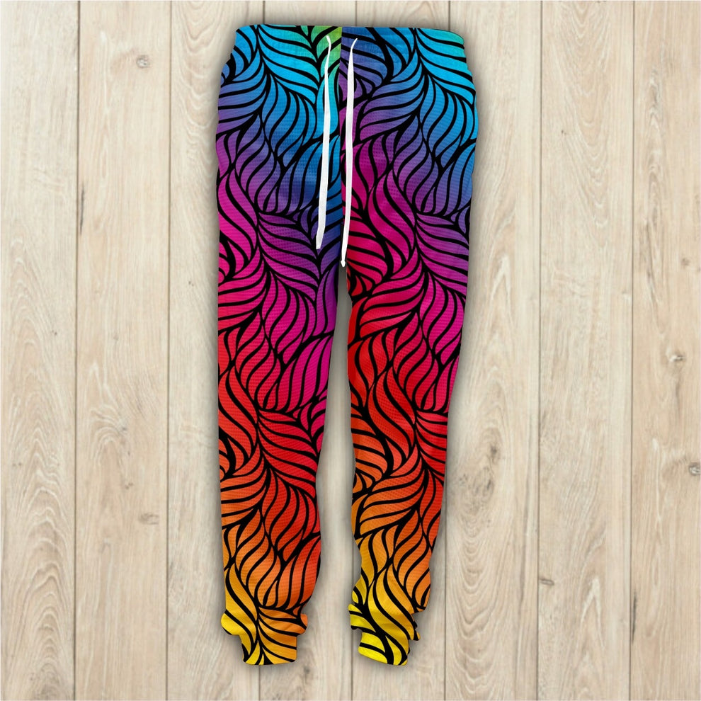 Spectrum Unisex Waffle Sweatpants – Martin West Designs