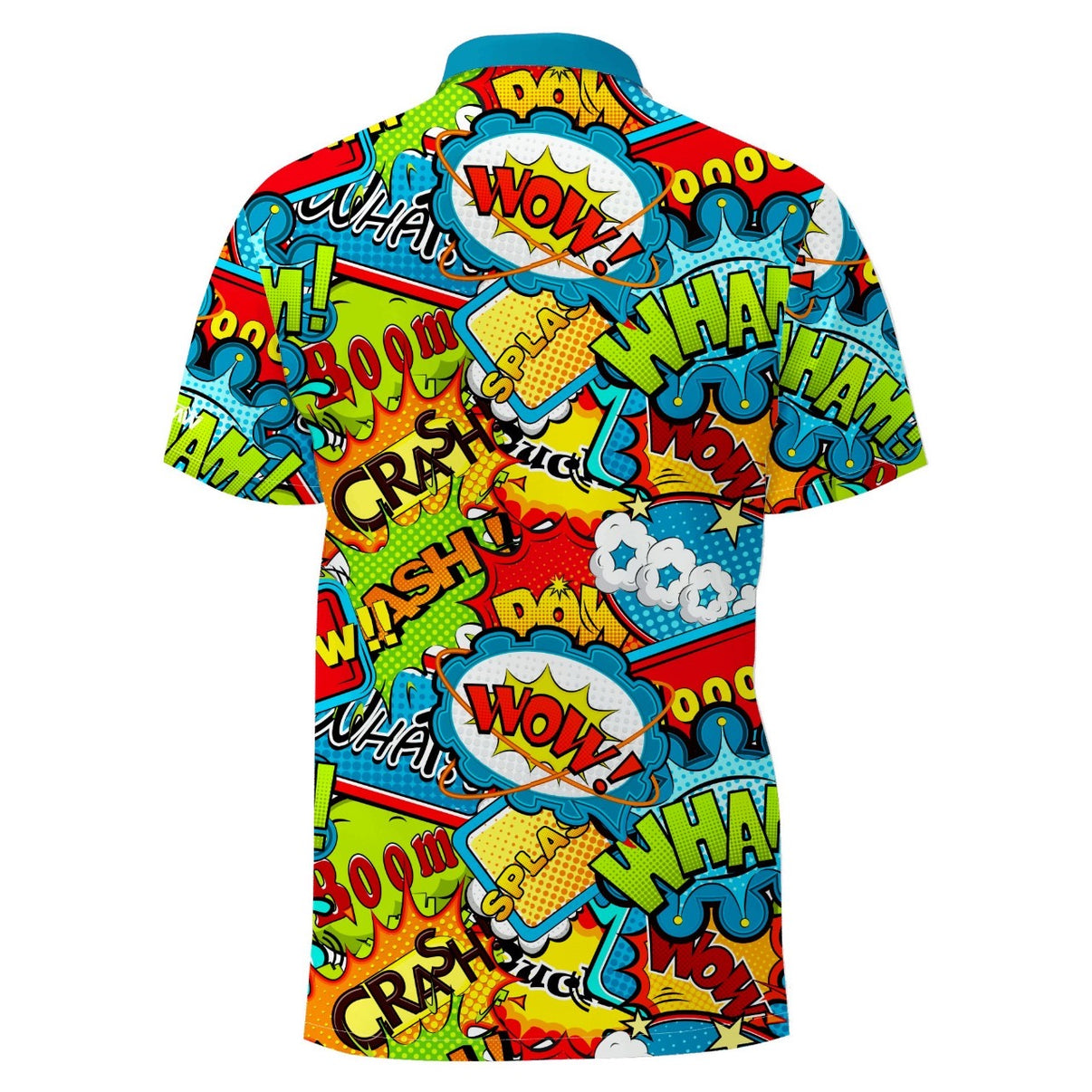 Men's Golf Shirt – Boom Bang Wham | Martin West – Martin West Designs