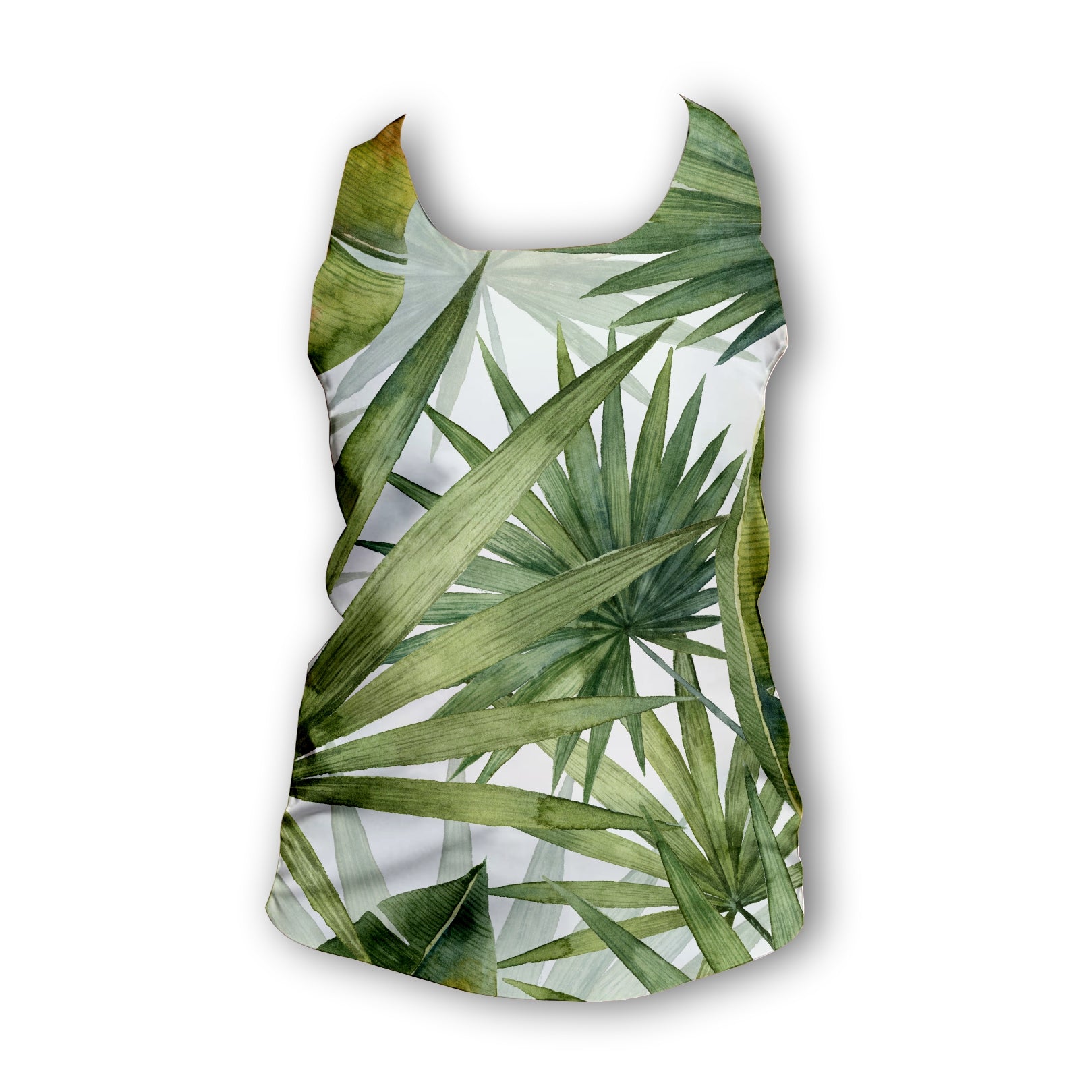 Fan Palm - Ladies Seamless Performance Running Vest – Martin West Designs