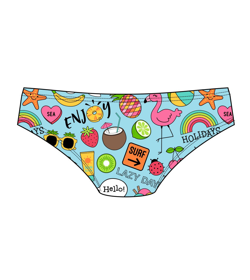 Male brief swimsuit - Aloha Holidays (3757) – Martin West Designs