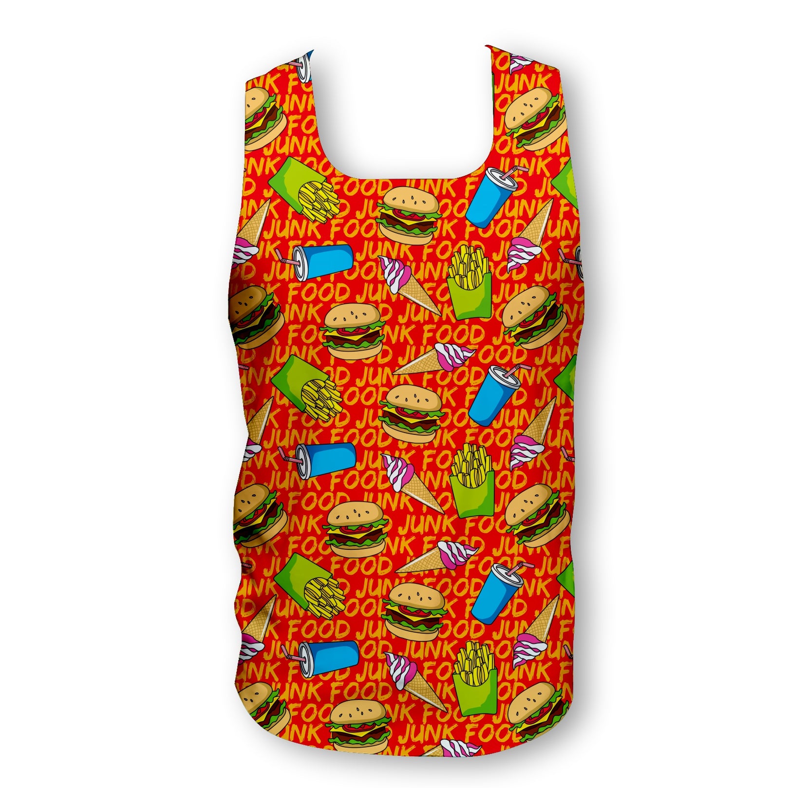 Fast Food - Men's Seamless Performance Running Vest – Martin West Designs