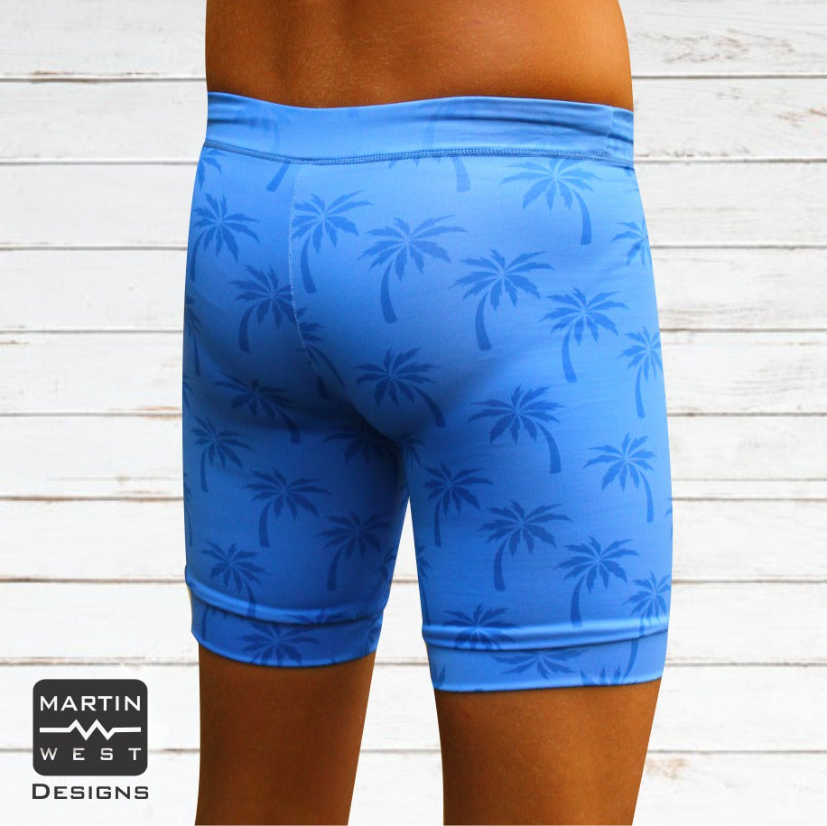 Female Palm Trees run/paddle shorts – Martin West Designs